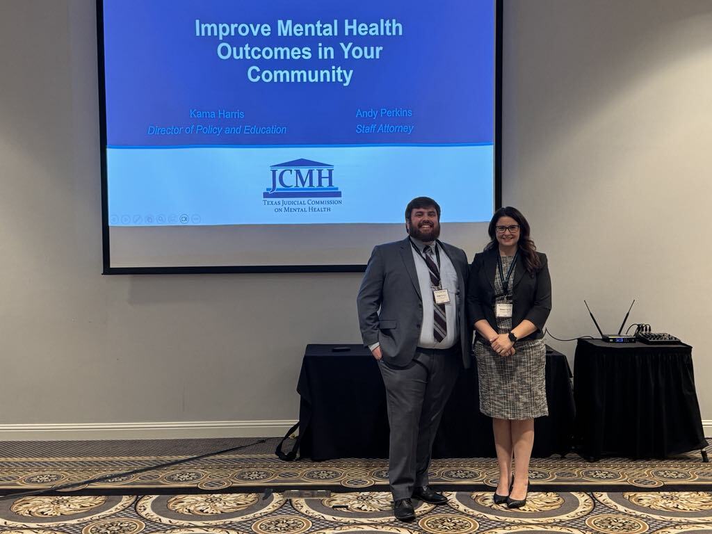 JCMH Speaking Engagements | Texas Judicial Commission on Mental Health